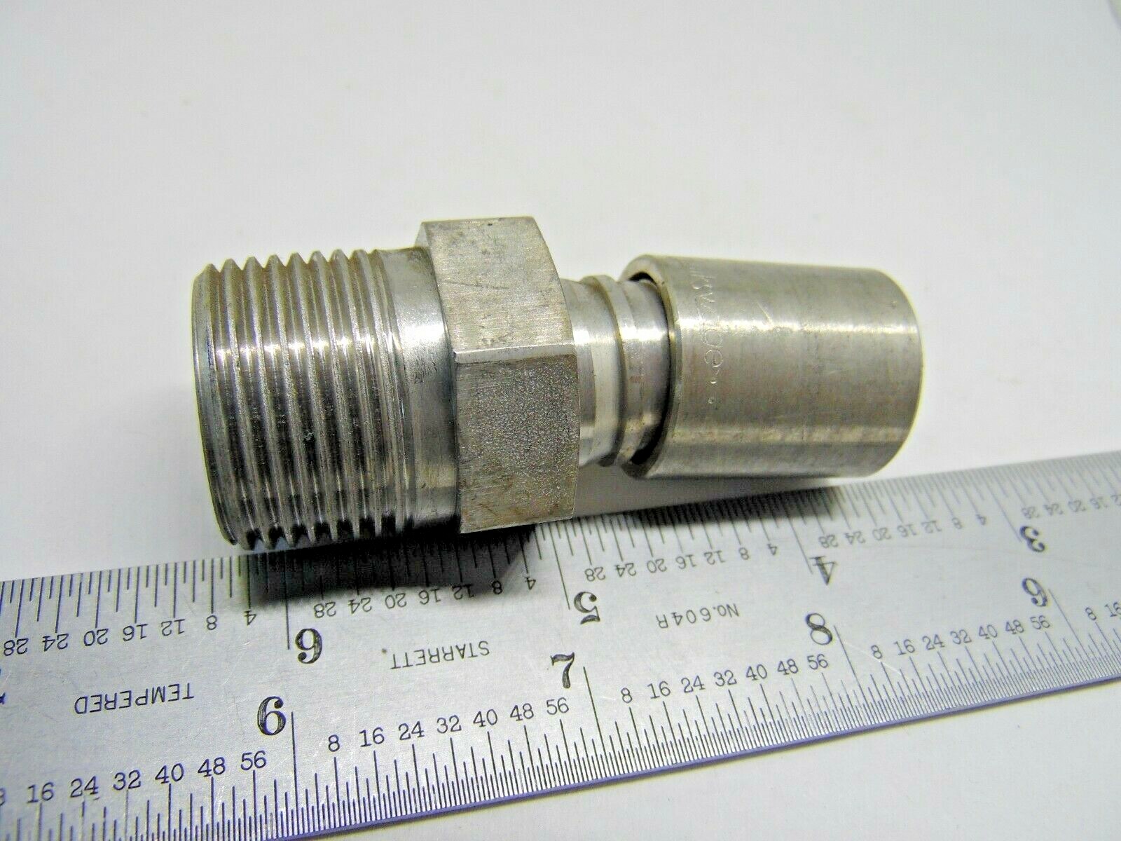 Y54312-951 TITEFLEX TEFLON SWAGE CRIMPER HOSE FITTING 3/4 3/4-14 MALE ...