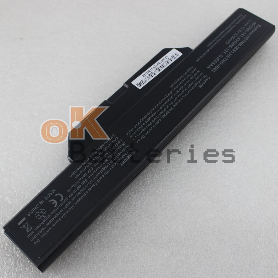 6Cell 5200mah Battery For HP Compaq 510 6720s 451085-141 451568-001 ...