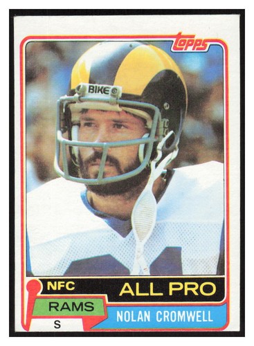 1981 Topps #120 Nolan Cromwell - Los Angeles Rams | eBay