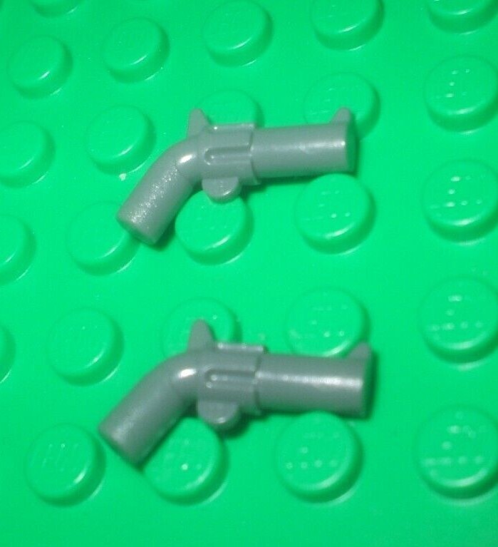 Lego Weapon Gun Pistol Revolver Qty 2 (30132/88419) - Pick your color ...