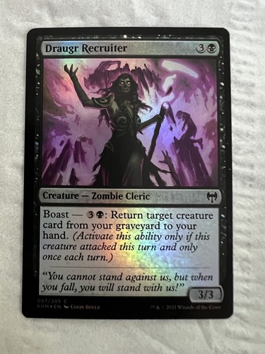 MTG Magic the Gathering Draugr Recruiter (87/551) Kaldheim NM FOIL | eBay