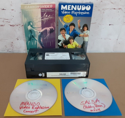 SALSA movie Robby Robi Draco Rosa MENUDO Video Explosion DVD VHS Ricky ...