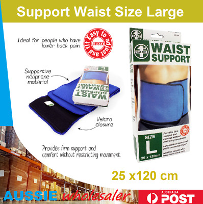 Au Support Waist Size Large INJURY MEDICAL WAIST AID STRETCHY | eBay ...