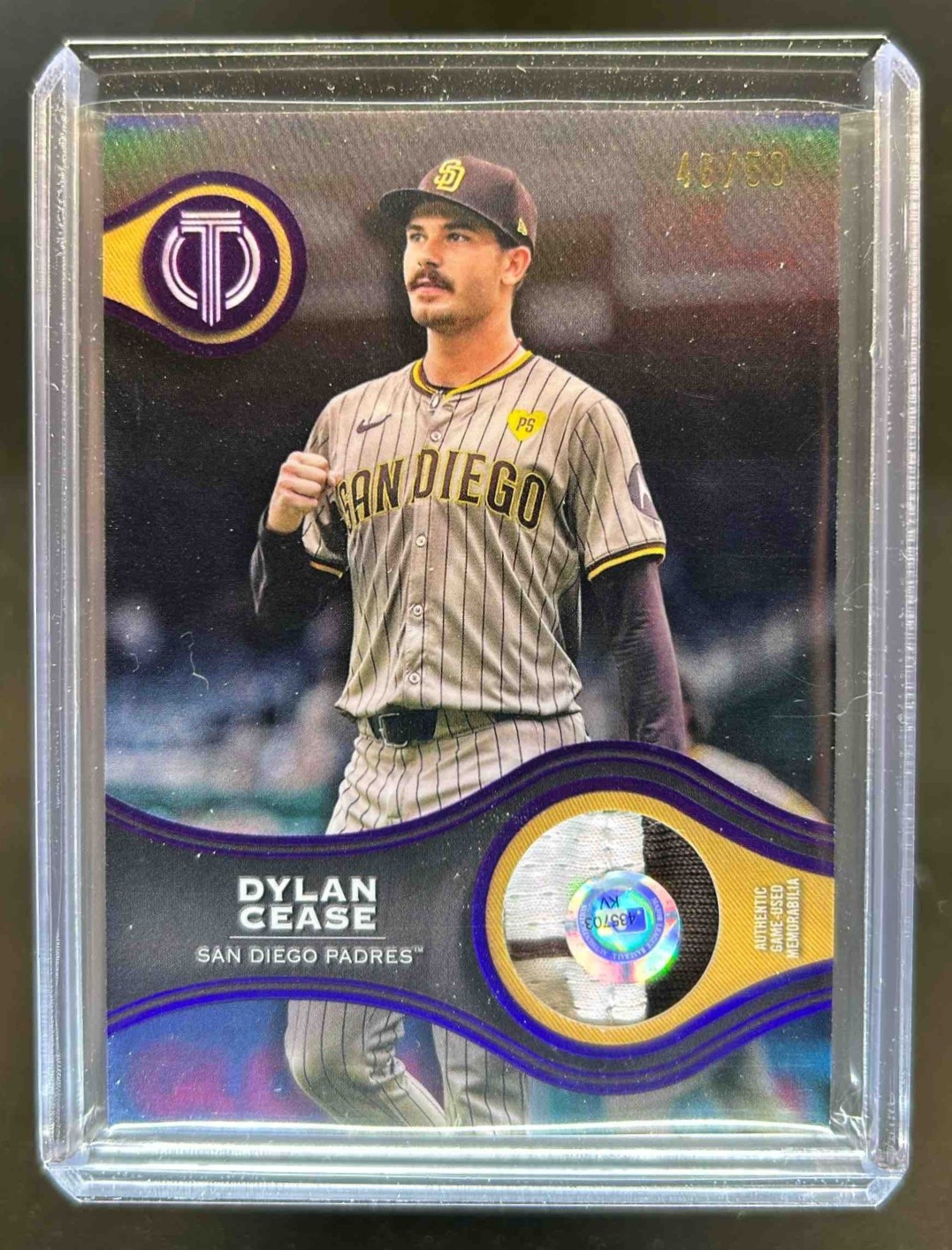 Dylan Cease 2025 Topps Tribute #SOA-DC Stamp of Approval - Purple /50 ...