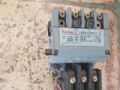 FURNAS 14CP32A*71 Series B 200/230 VAC-3HP, 460/575 VAC-5HP 18 AMPS ...