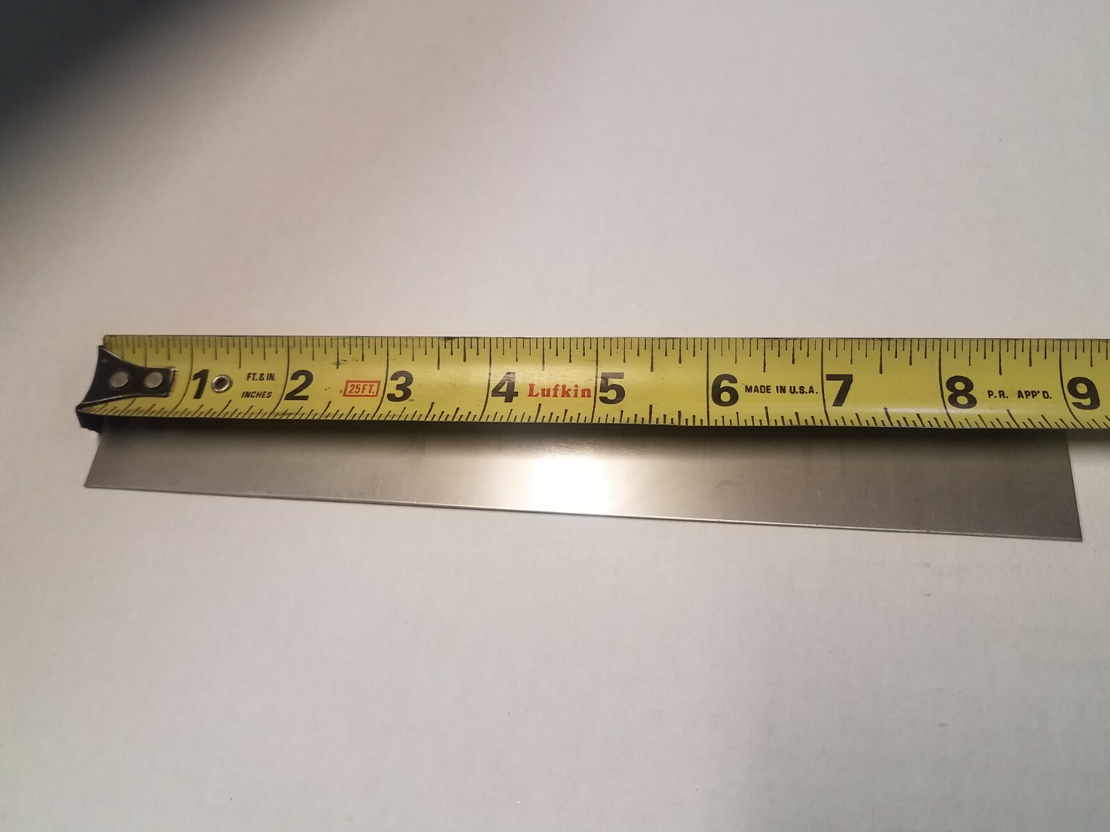 Stainless Steel Sheet Metal (6 pieces) 24ga. 1-1/4" x 9" Type 316 S S ...