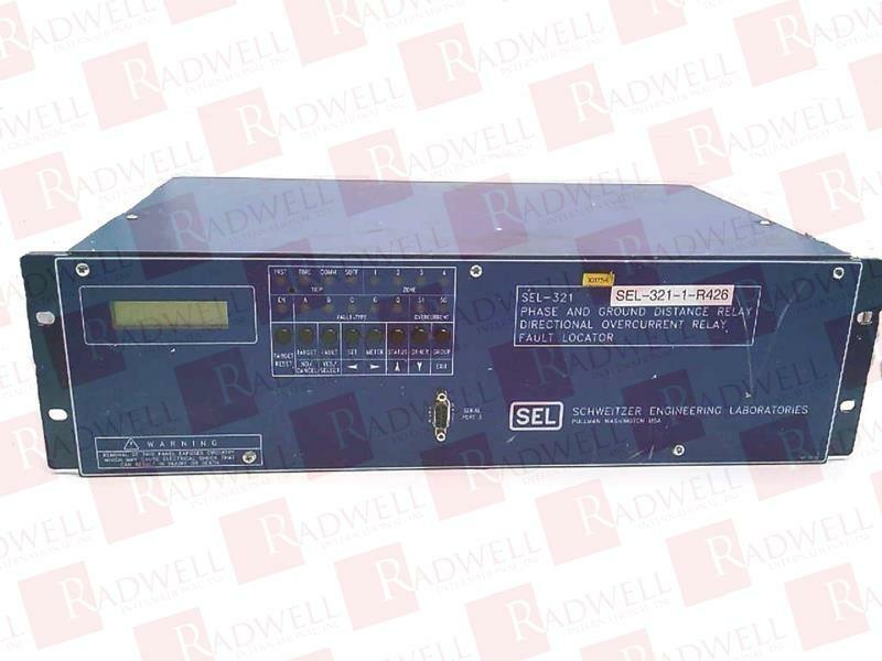 SCHWEITZER ENGINEERING SEL-321-1-R426 / SEL3211R426 (USED TESTED ...