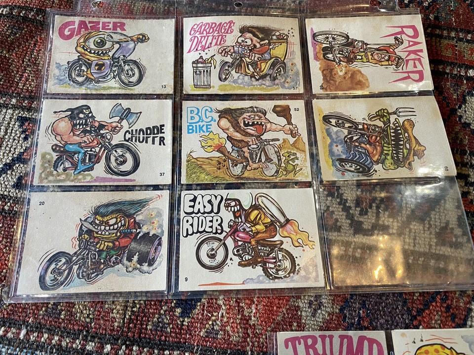 Lot Of 44 Orig 1970s Donruss Fabulous Odd Rods Sticker Card Vintage Rat ...