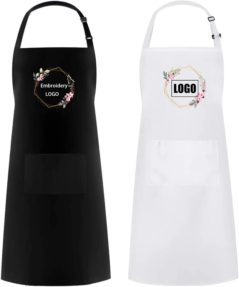 Restaurant Aprons With Logo Apron Upload Your Own Design Personalized