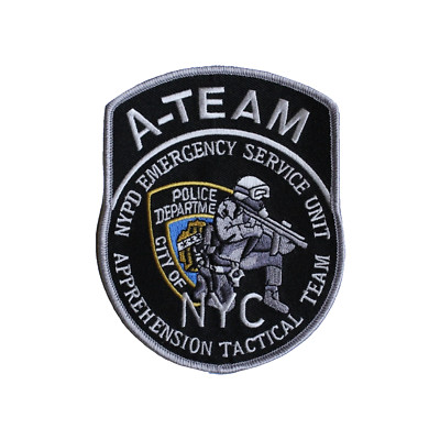 A-Team NYPD ESU Apprehension Tactical New York Police Patch - Very Rare ...