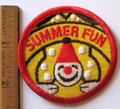 Girl Boy Scout Guide SUMMER FUN PATCH Clown Circus Troop Field Trip ...