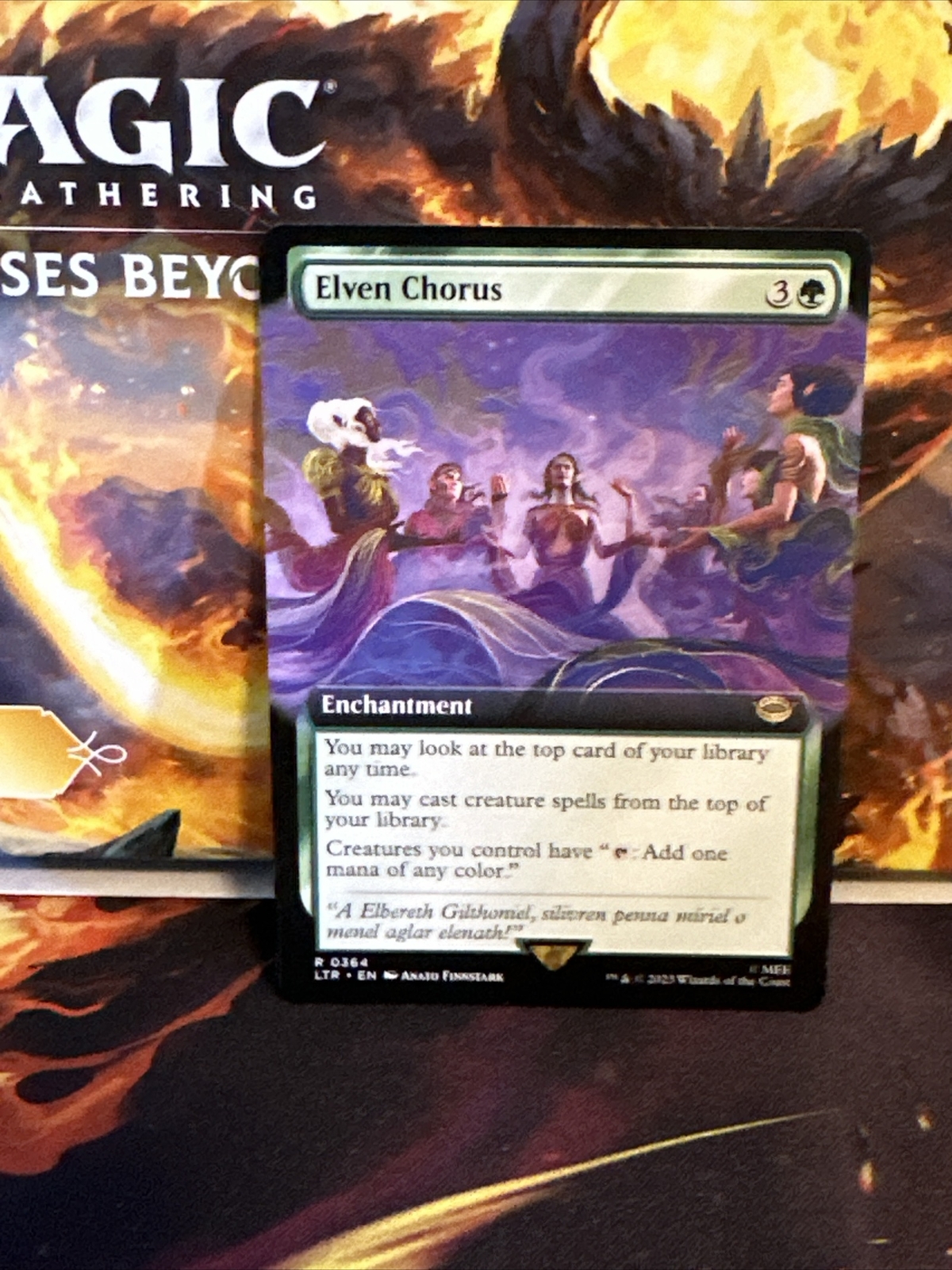 MTG Lord Of The Rings: Tales Of Middle Earth NON Foil Elven Chorus 0364 ...