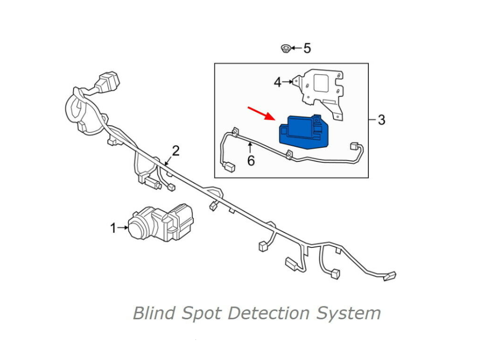 OEM 99150-P1000 Right Side Blind Spot Radar Sensor Fedex# for Kia ...