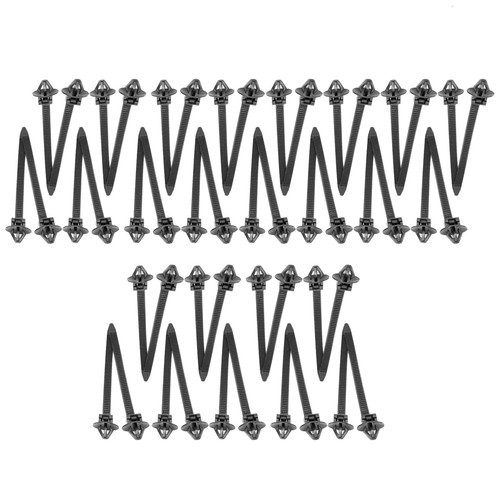50pcs Set Nylon Tie Cable Fixed Fasteners Clips Fastening Straps For ...