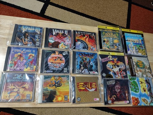 Turbo Grafx 16 DUO NEC 26 Games HuCard Lot RPG Mint Collectors ...