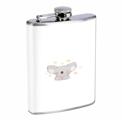 Cute Koala Em1 Flask 8oz Stainless Steel Hip Drinking Whiskey | eBay