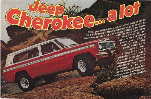 1981 Jeep Cherokee Vintage Color Print Ad Automobile | eBay