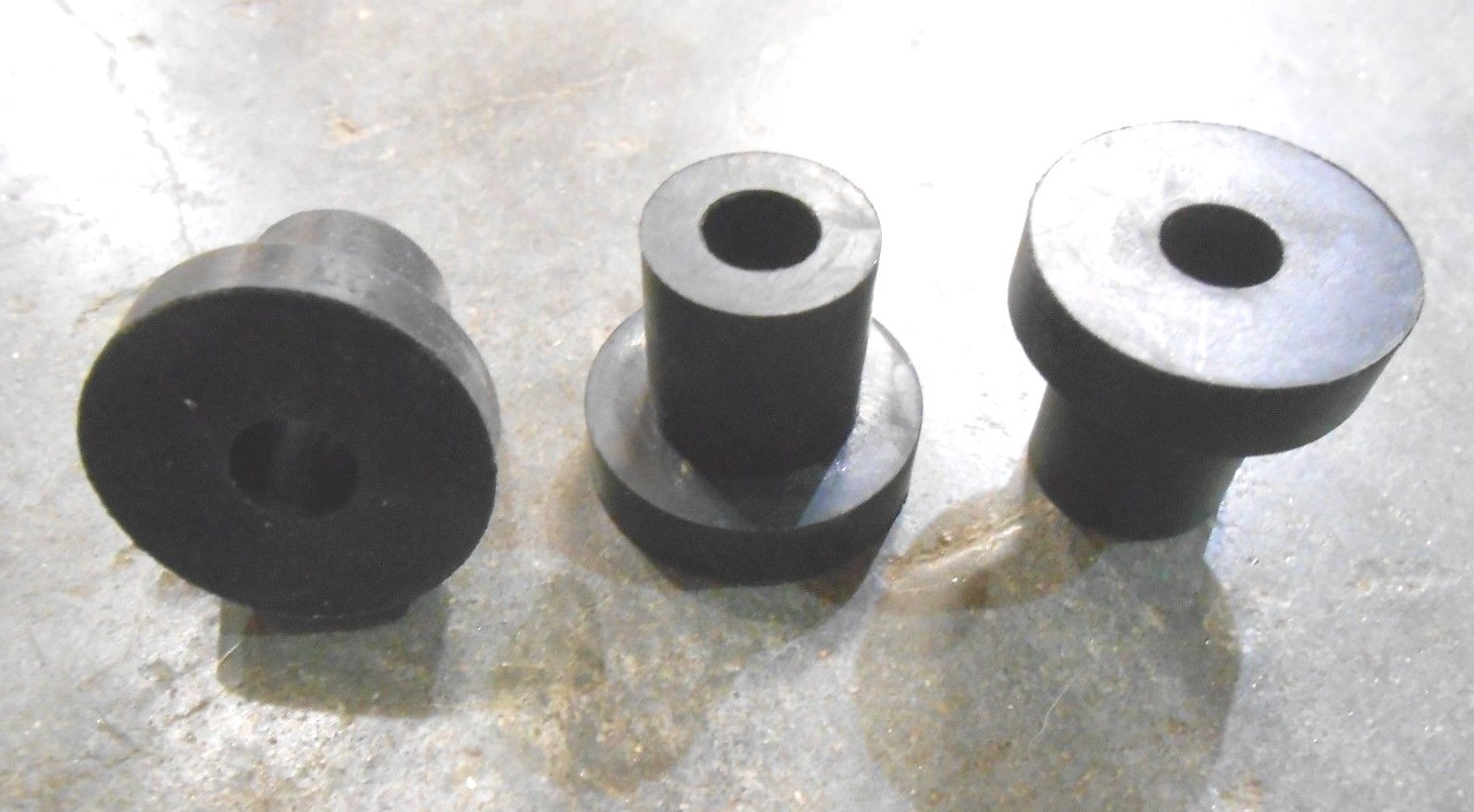 Rubber Flange Bushing 1" OD x 7/8" L x 1/4" Hole (Qty-900) (X4) | eBay