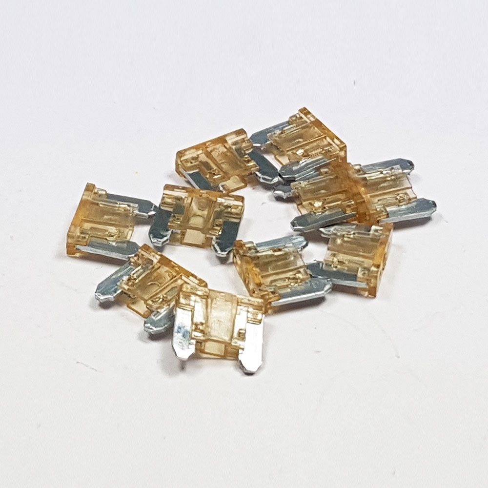5 x 5 Amp Orange Micro Blade Fuse 5A Amps A Car Fuses Mini Low Profile ...