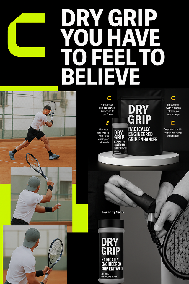 Grip Enhancer for Golf, Tennis, Pickleball- Radically Engineered Dry ...