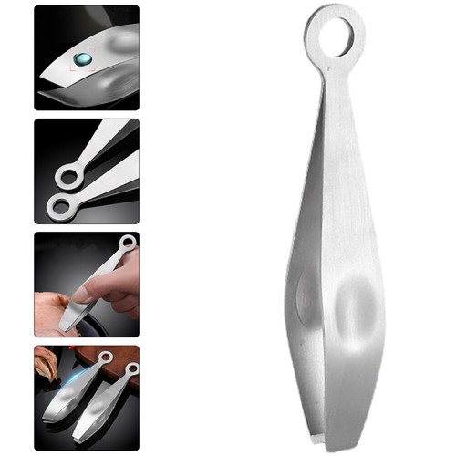 Stainless Steel Hair Plucking Tweezers Fish Bone Puller Cleaning Kit | eBay