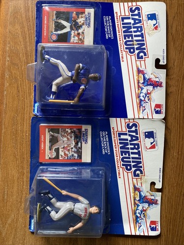 Two starting lineup figures 1988 André Dawson Chicago cubs, and Kent ...