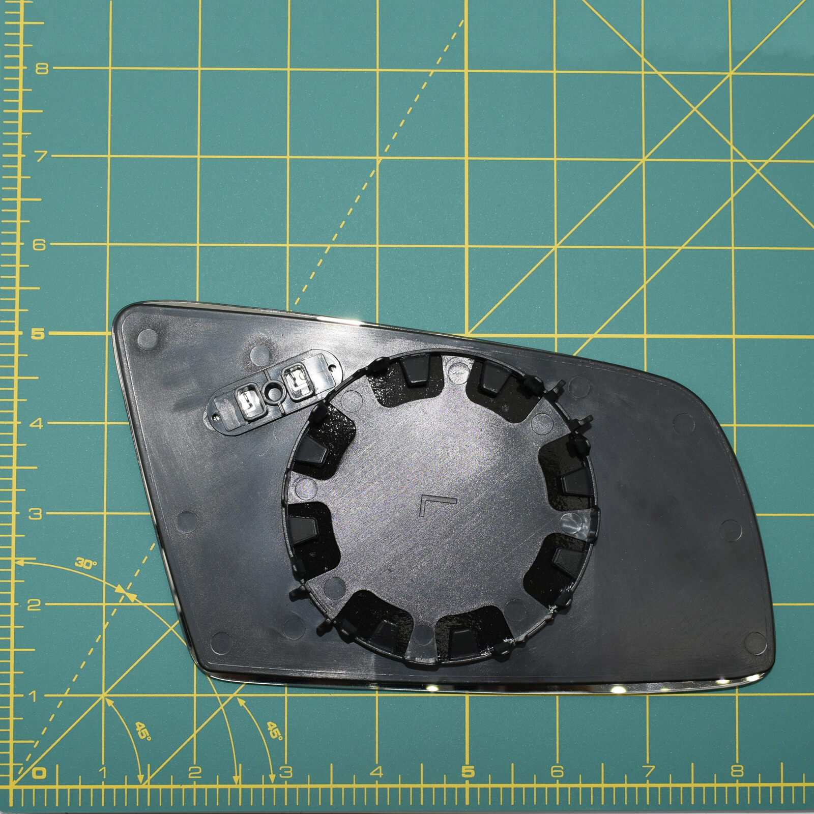 Left Side Wing Mirror Glass Heated Blue Convex For Bmw E60 E61 530d ...