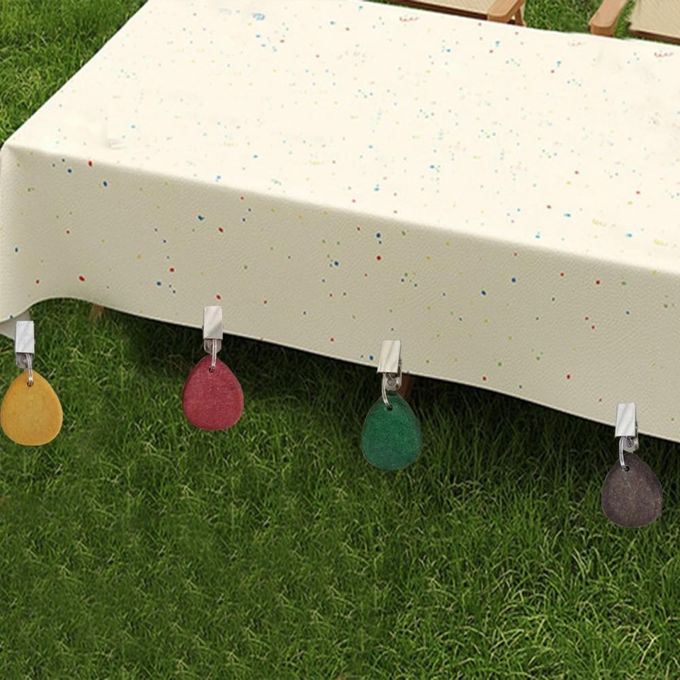8Pcs Tablecloth Weights, Table Cloth Weights for Windy Days, Table ...
