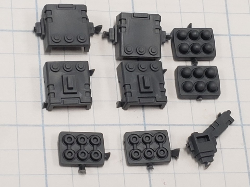 Warhammer 40k Tau Empire Bits Riptide Battlesuit Twin Smart Missile ...
