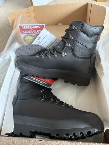Altberg Defender Black leather Combat High Liability Boots Male Size ...