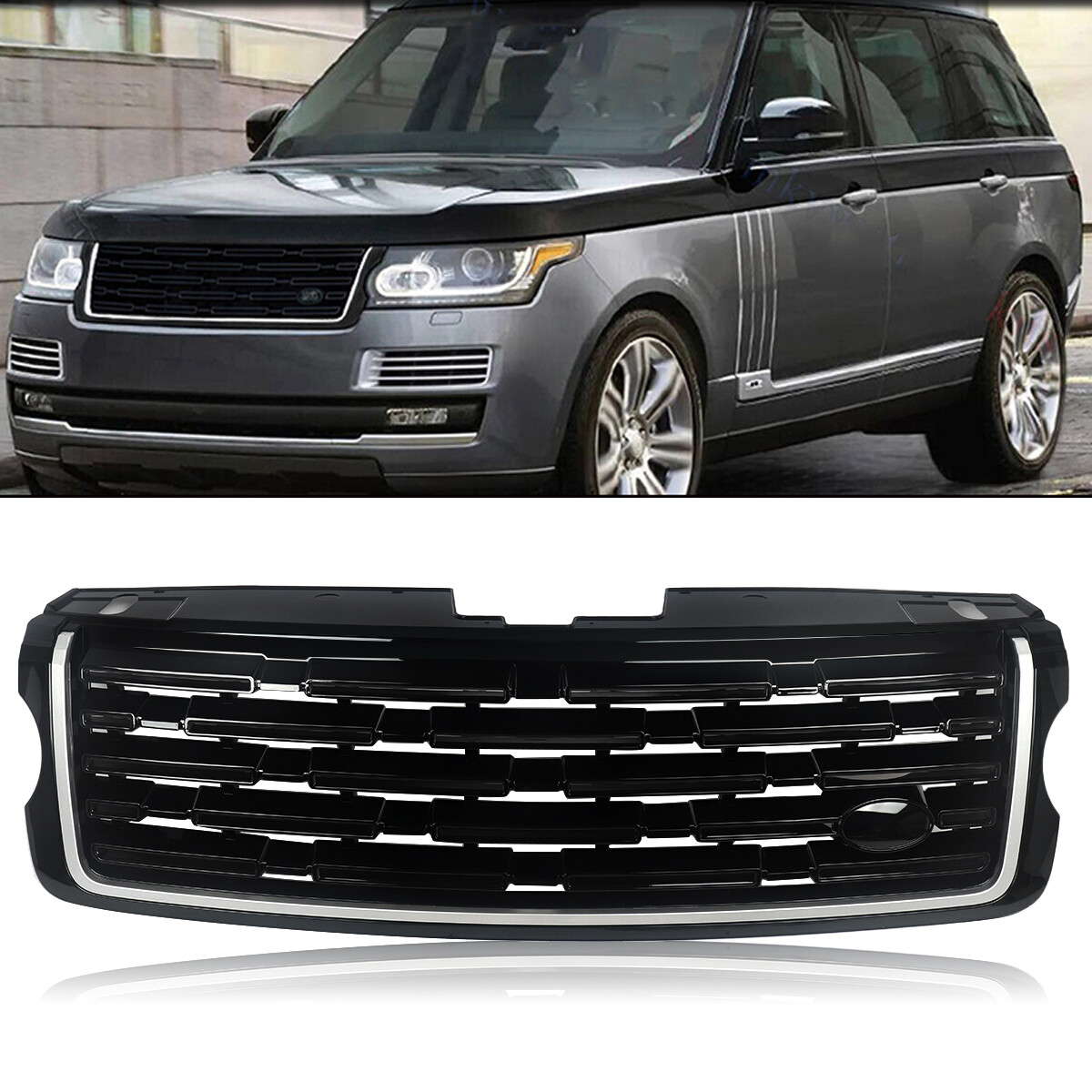 For Range Rover Vogue L405 2013-2017 Chorme Trim 2023 Style Front Upper ...
