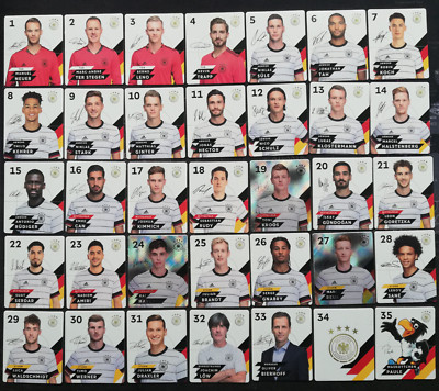 Germany National Football Team Trading Cards. Complete Set 2020. 35 pcs ...