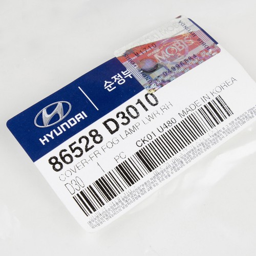 Genuine Fog Lamp Cover Front Lower Right Tucson 2016-18, 86528-D3010 ...