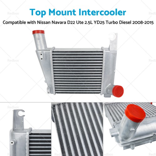 Aluminum Intercooler For Nissan Navara D22 2.5L YD25 4Cyl Turbo Diesel ...