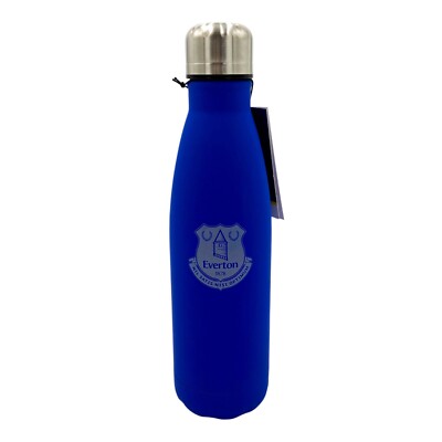 Official Everton FC Vacuum Hot Cold Flask Chilli Water Bottle Blue EFC ...