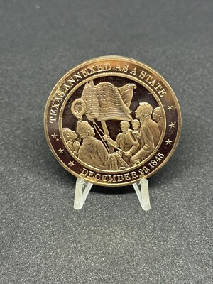 Texas Annexed as A State - December 29, 1845 Coin | eBay
