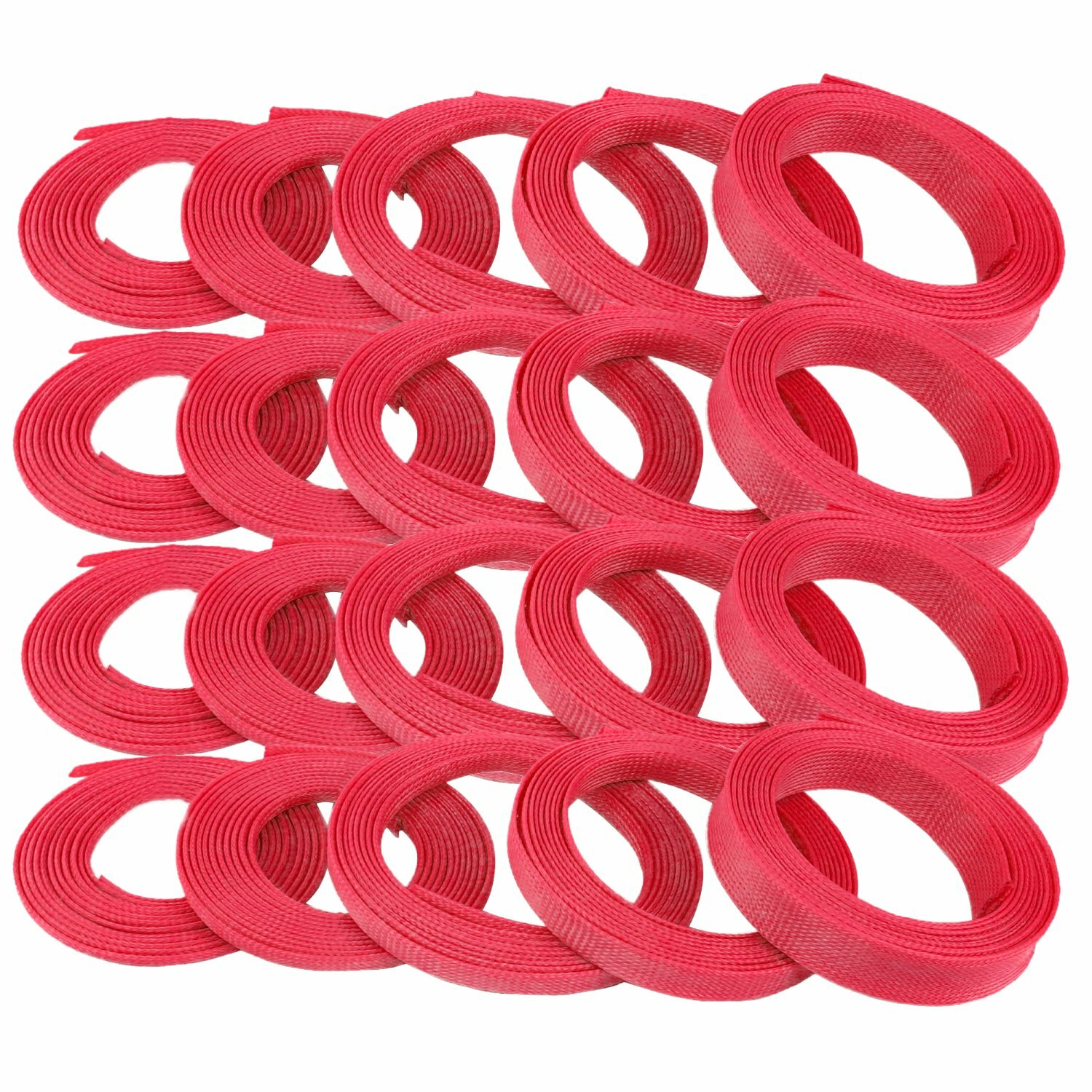 3/8" Neon Red Ultra Wrap Wire Loom - 200 Feet hot rods KICWFANR0375L200 ...