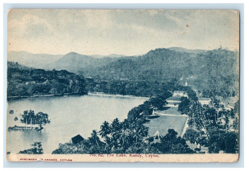 c1910 The Lake Kandy Ceylon Germany Sri Lanka Unposted Antique Postcard | eBay