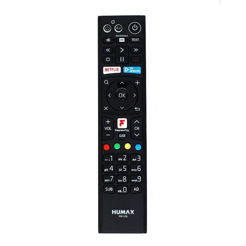 Genuine Humax RM-L08 For HD TV Recorder Remote FVP-4000T FVP-5000T ...