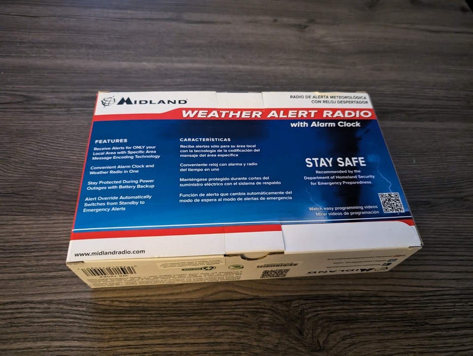 Midland Weather Alert Radio WR 120B NEW in box 691199332203 | eBay