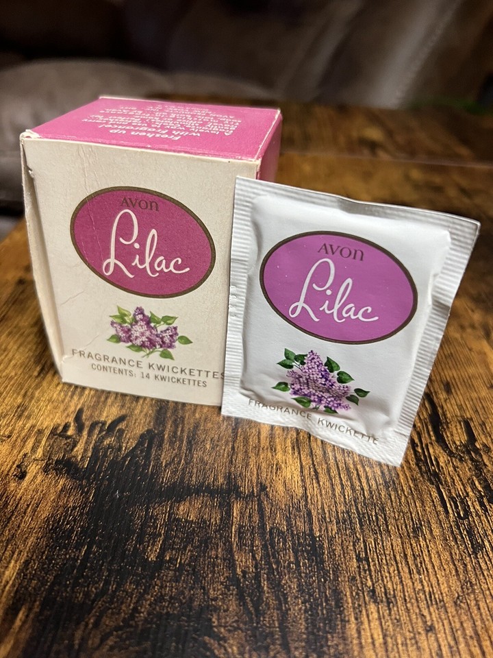 Vintage NOS Avon Lilac Fragrance Kwickettes Lot Of 12 With Box | eBay
