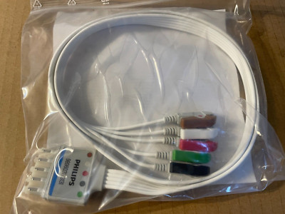 Philips 5-Lead Set ECG Disposable Cable AAMI REF 989803173131 | eBay