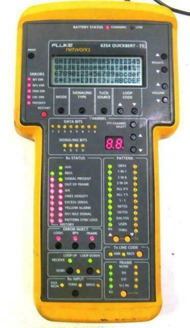 Fluke Handheld 635-1 QuickBERT-T1 Tester with Cable Kit for sale online ...