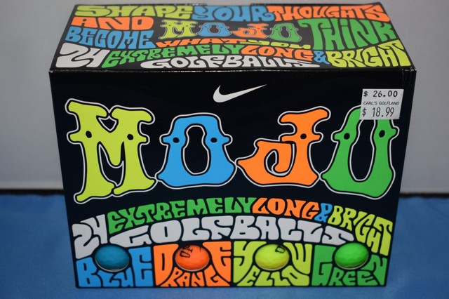 Nike Mojo Golf Balls 24 Two Dozen Multicolored 4 Bright Colors Original ...