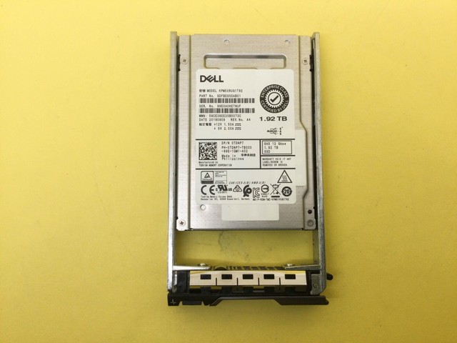 Dell 1.92TB 2.5'' 12G Read Intensive RI SAS SSD Drive KPM5XRUG1T92 ...