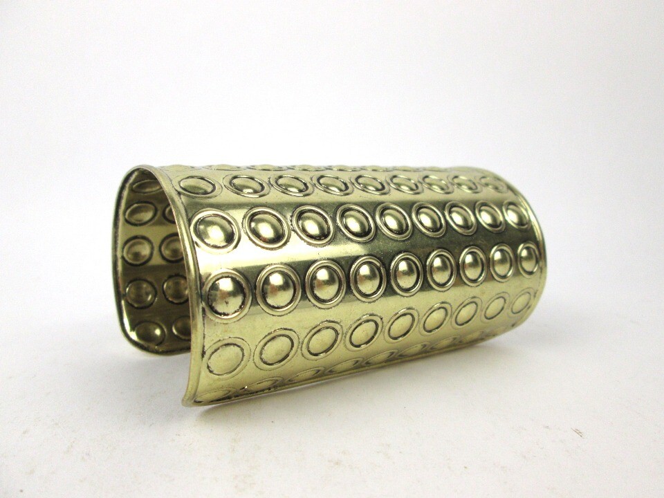 ROMAN WARRIOR GREEK VIKING GLADIATOR COSTUME WRIST METAL CUFFS GUARD ...