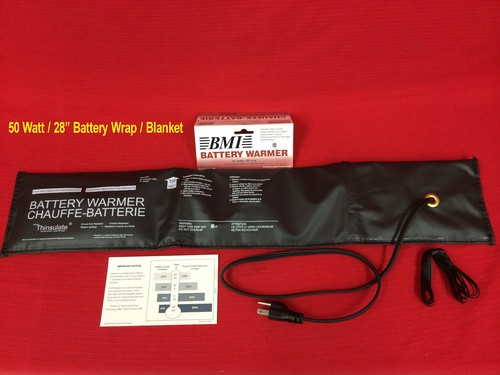 80W Battery Heater Warmer Blanket Battery Wrap 5 X 28" Premium Quality ...
