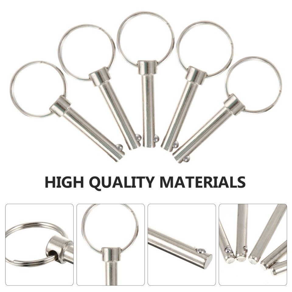Set of 2 Steel Ball Latch Bimini Top Pin Marine Spring Loaded for ...