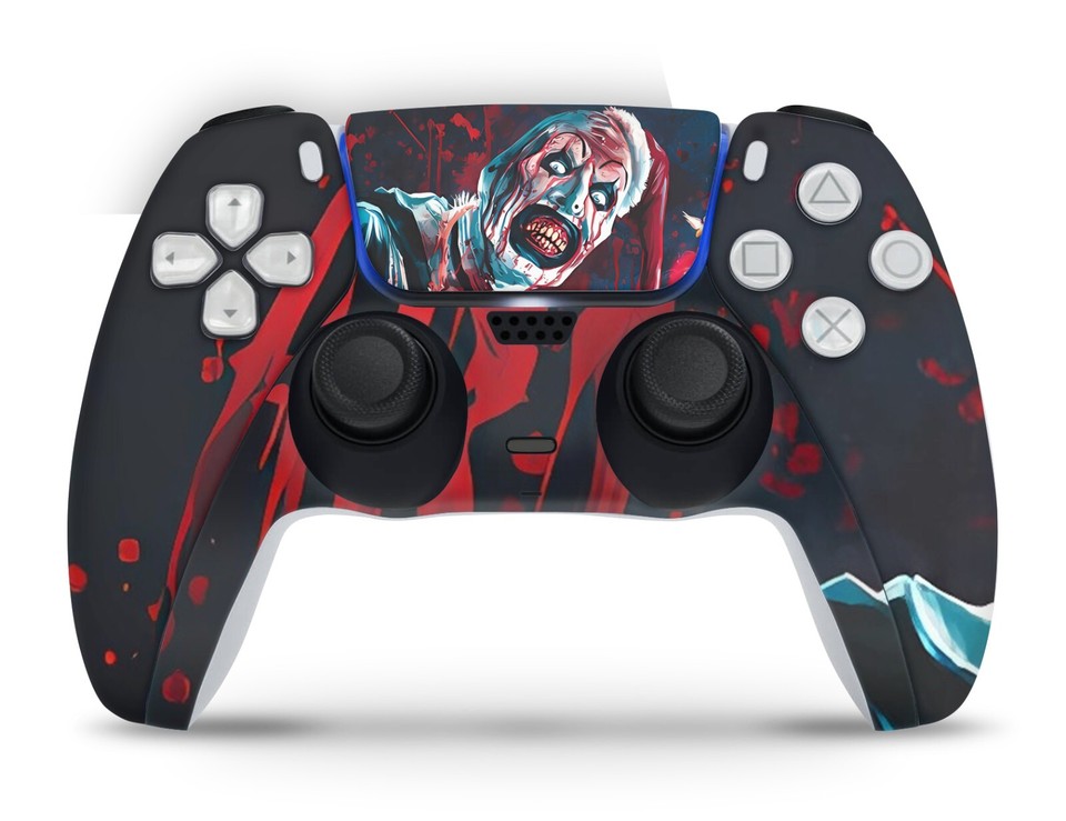 Terrifier 3 Art the Clown PS5 Console & Controller Vinyl Skin Wrap ...