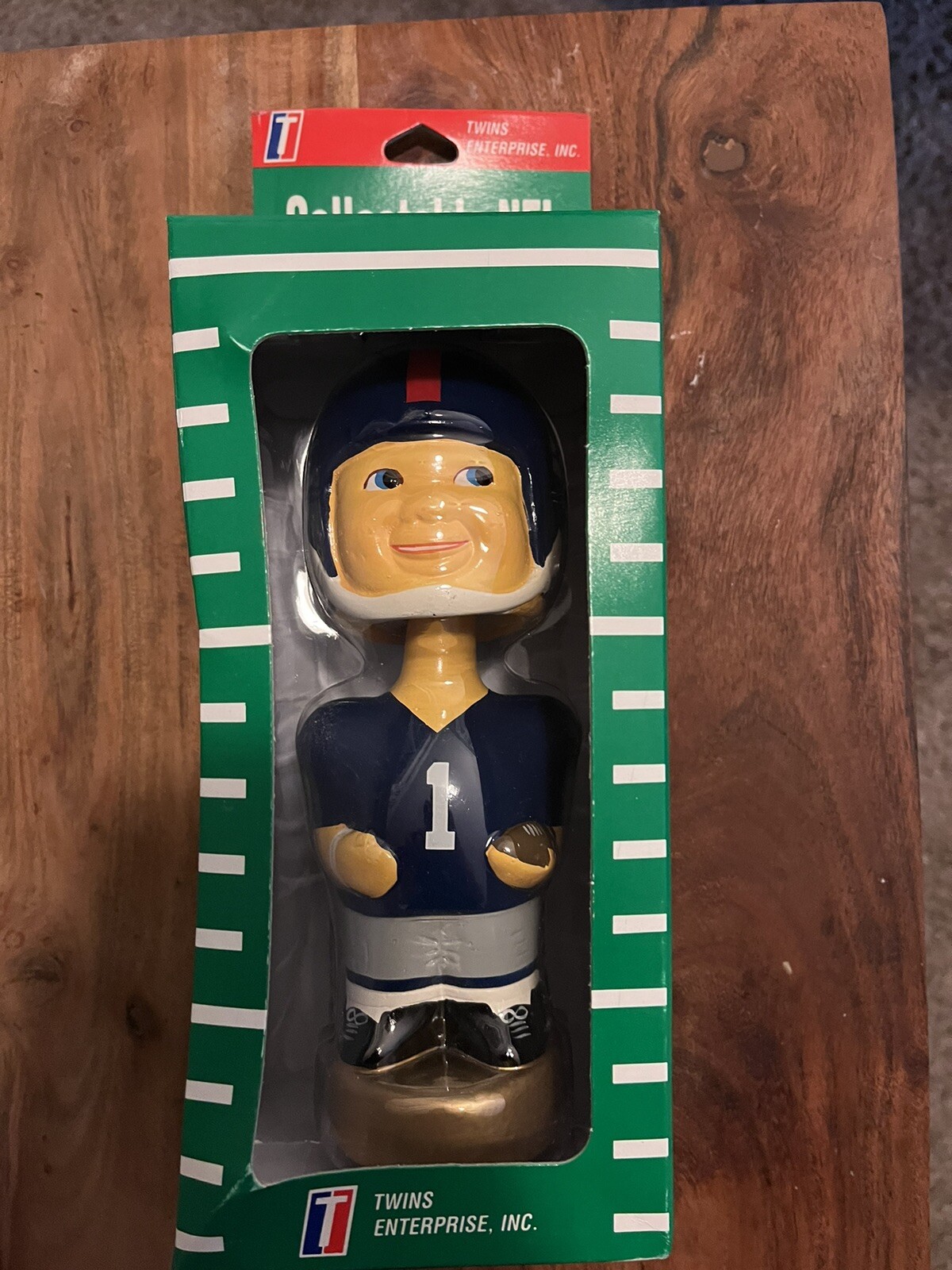NEW YORK GIANTS NFL Bobblehead Bobbing Head Statue Twins Enterprises ...